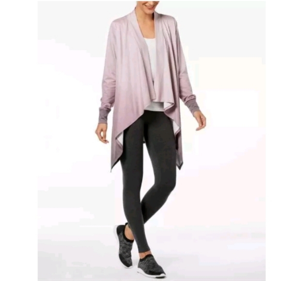 Ideology | Sweaters | Ideology Womens Dipdye Open Front Drapey Cardigan ...
